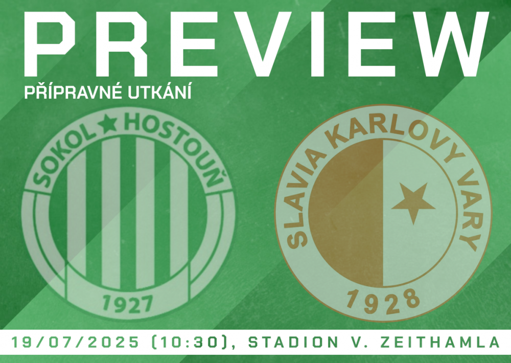 Preview: Sokol v sobotu přivítá Slavii | Sokol Hostouň